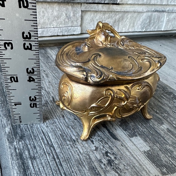 Vintage | Accents | Vtg B W Brainard Wilson Jewelry Casket Trinket Box ...